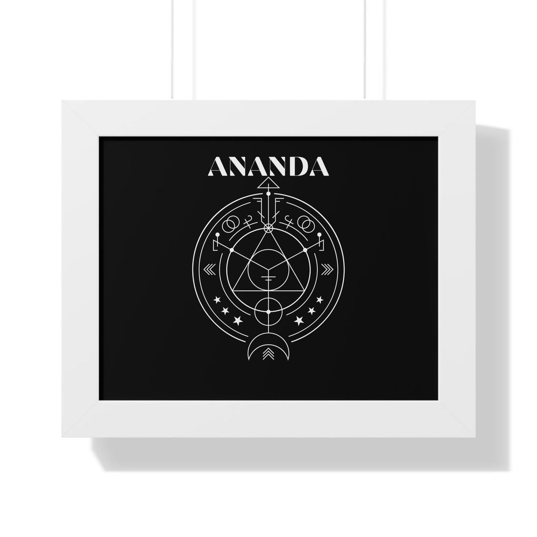 Sacred Geometry Framed Horizontal Poster - Etsy