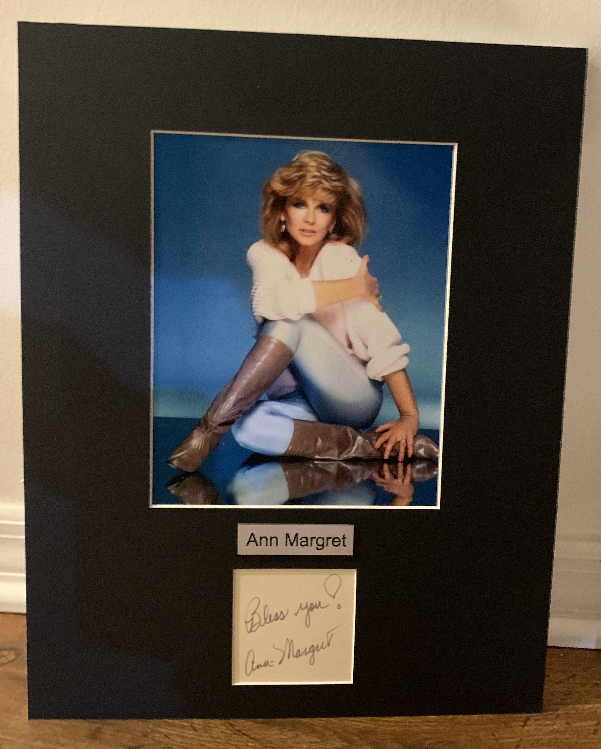 Ann-margret Professionally Framed Photo With Replica /copy Signature ...