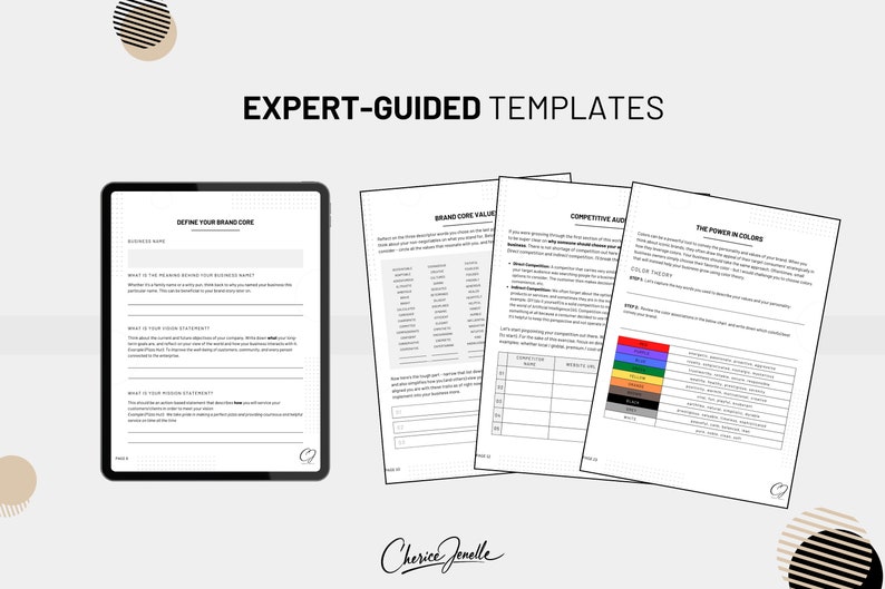 Build an Impactful Brand Identity Workbook Visual Strategy Templates - Etsy