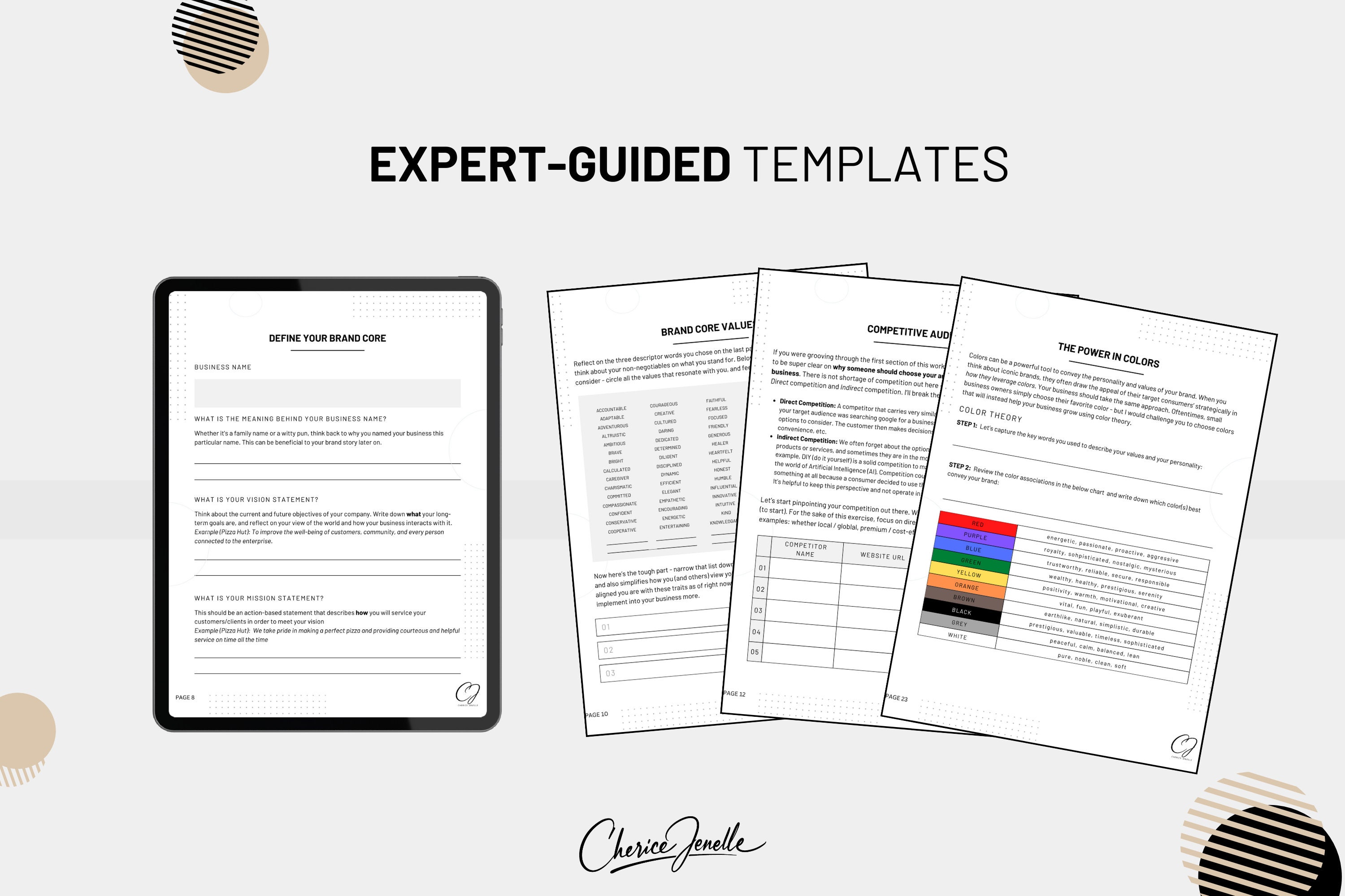 Build an Impactful Brand Identity Workbook | Visual Strategy PDF ...