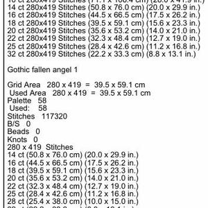 Gothic Fallen Angel 1 Tragic Portrait Pattern Keeper Compatible PDF ...