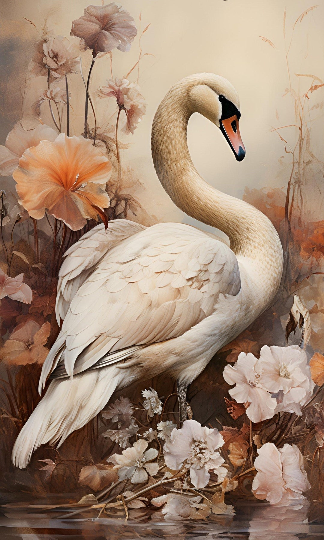 Autumn Swan Pattern Keeper Compatible PDF Instant Digital Download ...