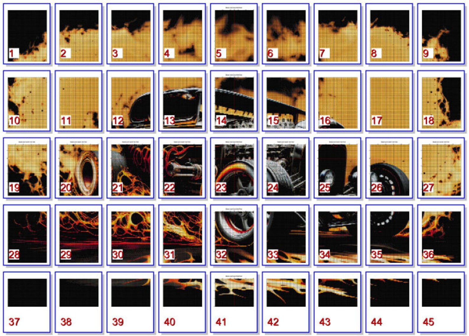 Black and Gold Hot Rod Flaming Burnout Drag Race Car Pattern Keeper ...