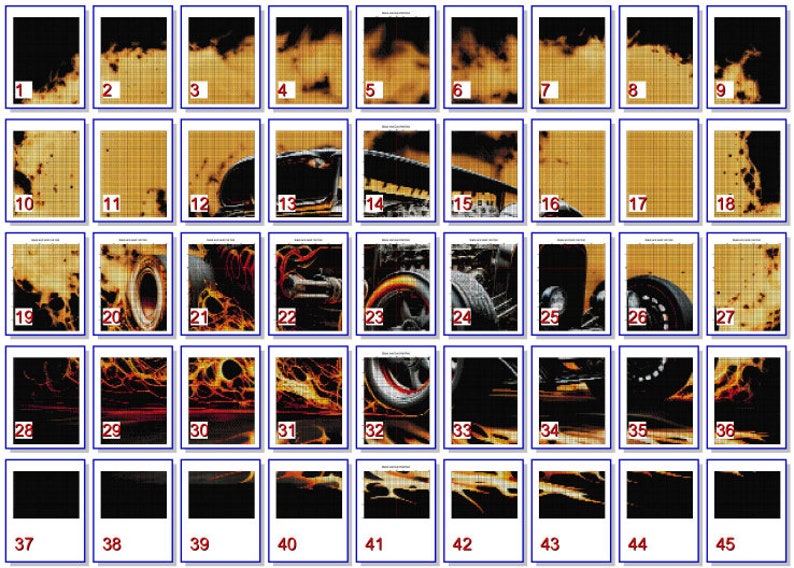 Black and Gold Hot Rod Flaming Burnout Drag Race Car Pattern Keeper ...