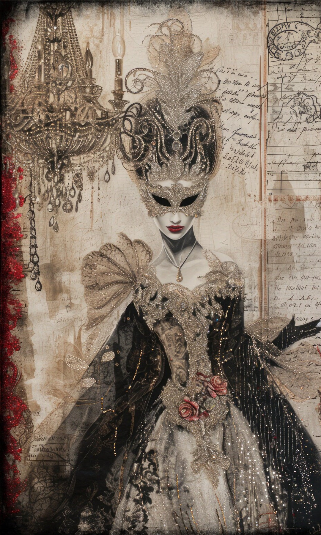 Victorian Masquerade Pattern Keeper Compatible PDF Instant Digital ...