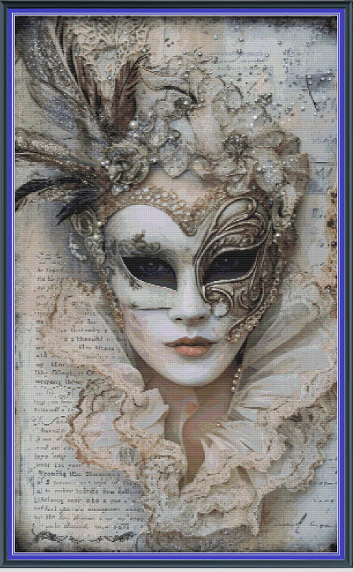 Victorian Masquerade Pattern Keeper Compatible PDF Instant Digital ...