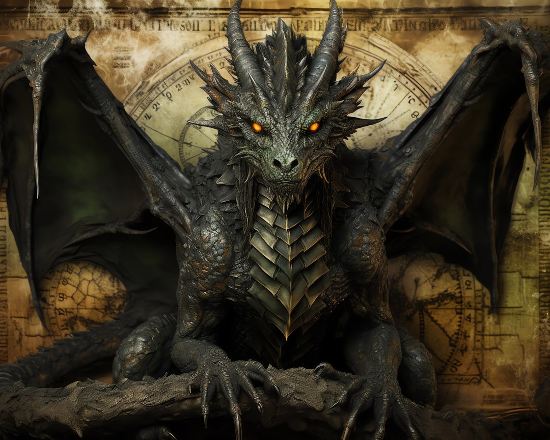 Black Dragon Matriarch Pattern Keeper Compatible PDF Instant Digital ...