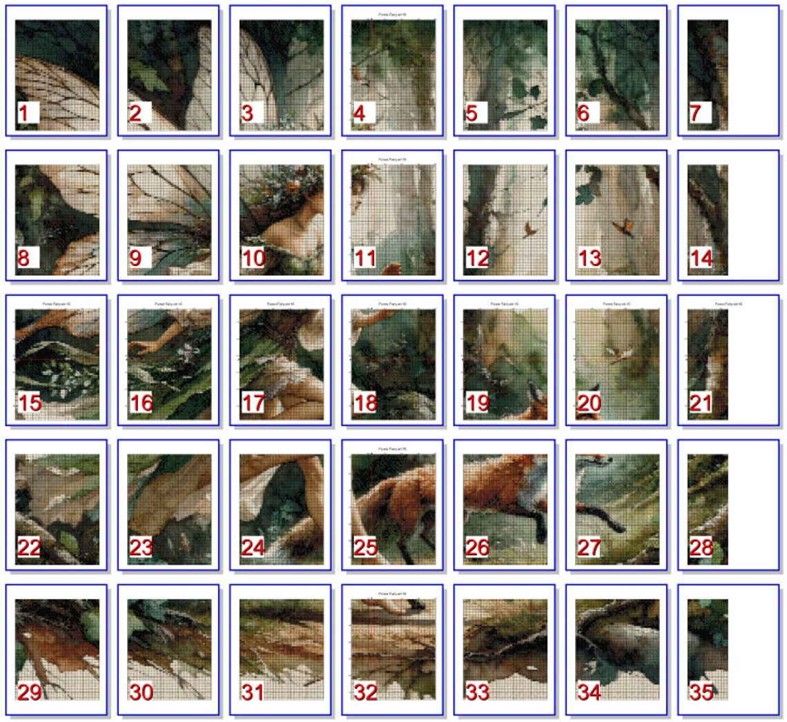 Forest Fairy Watercolor Art 10, Dryad Fae Faerie Pattern Keeper ...