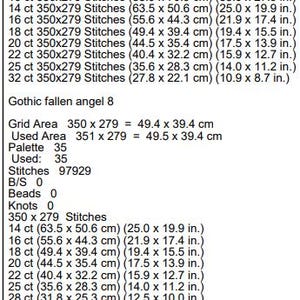 Gothic Fallen Angel 8 Tragic Portrait Pattern Keeper Compatible PDF ...