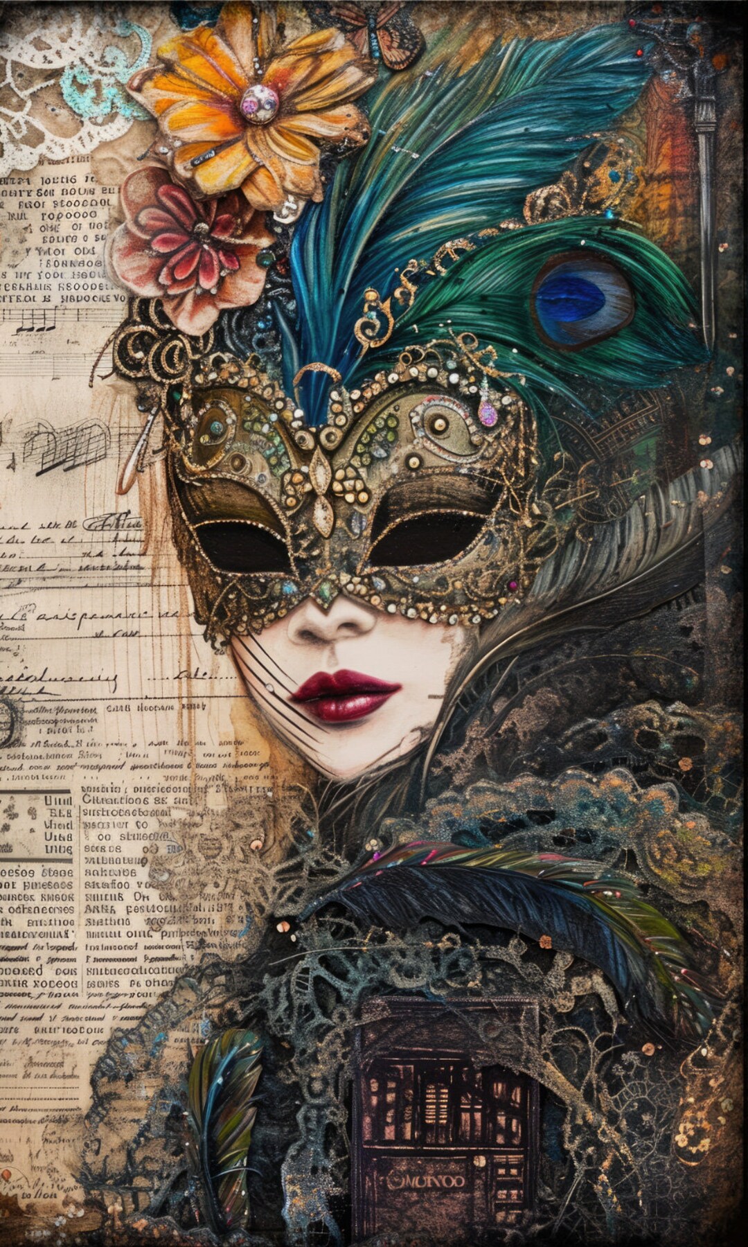 Victorian Masquerade Pattern Keeper Compatible PDF Instant Digital ...