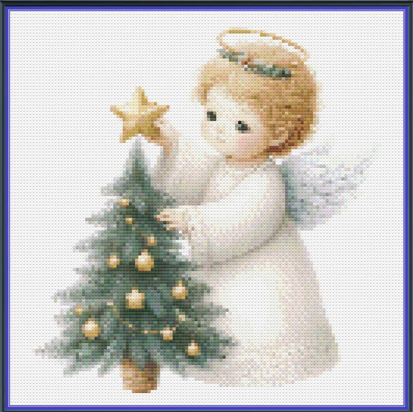 Small Pattern Little Christmas Angel 7 PDF Instant Digital Download ...