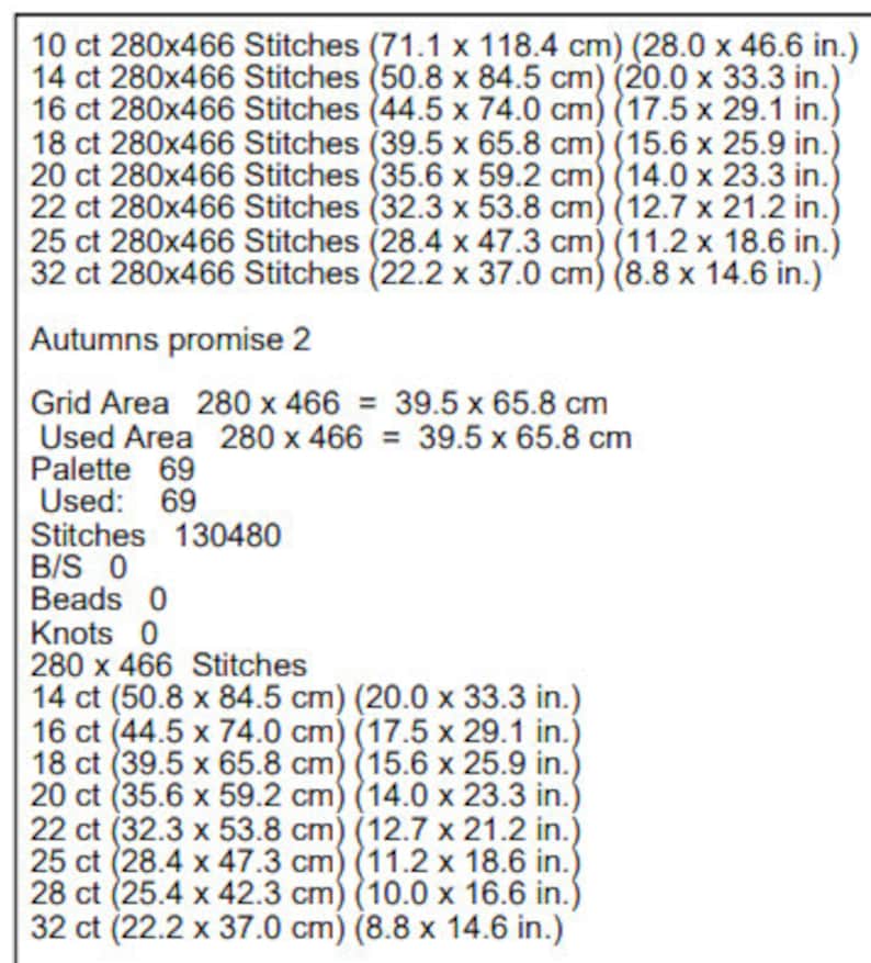 Autumns Promise Light Pattern Keeper Compatible PDF Instant Digital ...