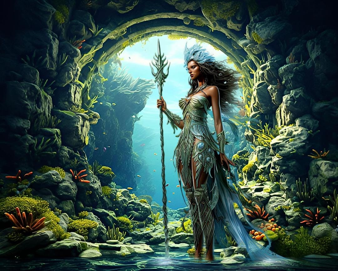 Guardian of Atlantis Large PDF Instant Digital Download Counted Cross ...