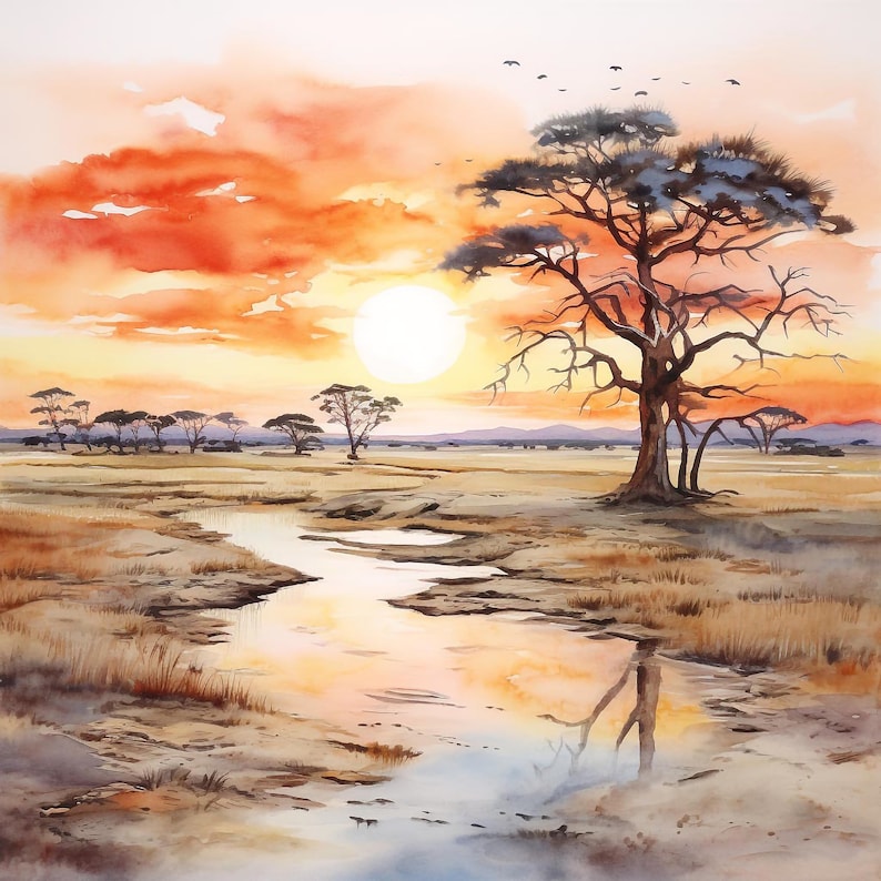 African Savannah Pattern Keeper Compatible PDF Instant Digital Download ...