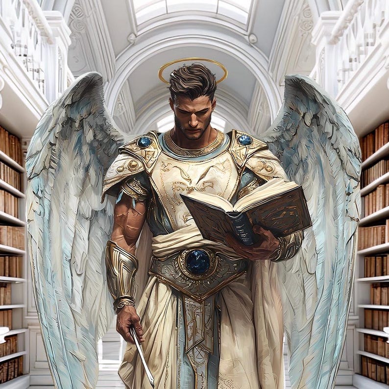 Custom Pravuil Archangel of Knowledge Records, Pattern Keeper ...