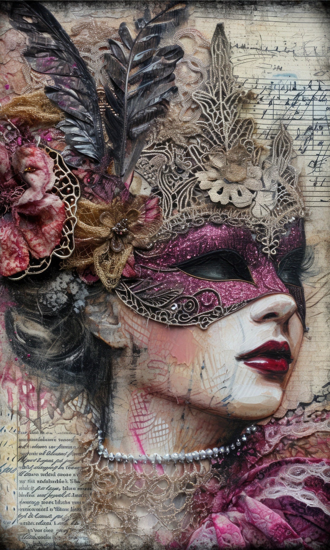 Victorian Masquerade Pattern Keeper Compatible PDF Instant Digital ...