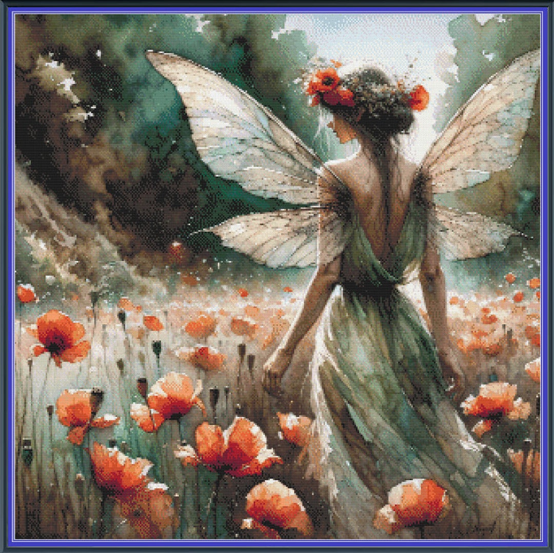 Forest Fairy Watercolor Art 2, Dryad Fae Faerie Pattern Keeper ...