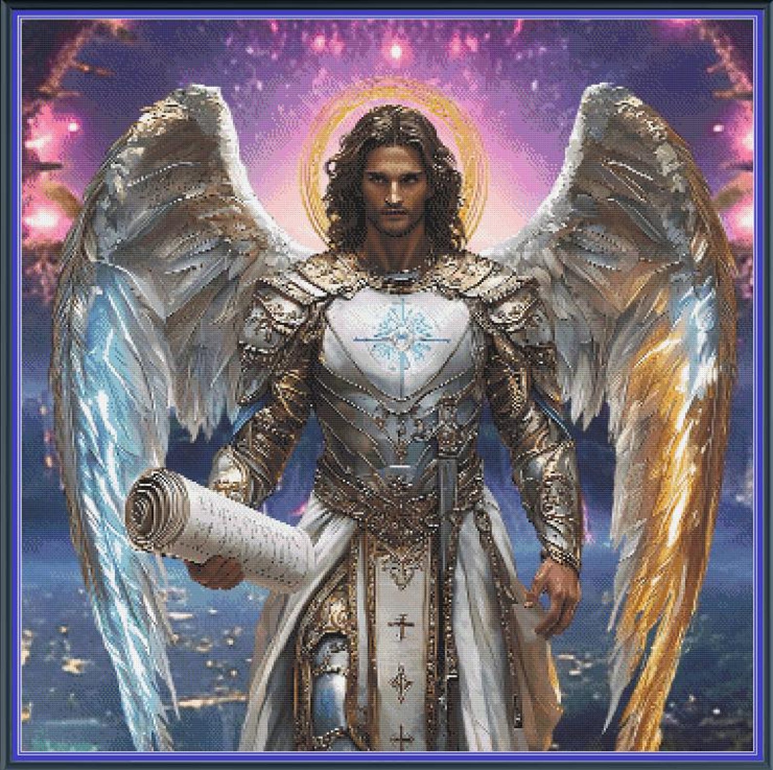 Custom Gabriel Archangel of Divine Messages,large Pattern Keeper ...