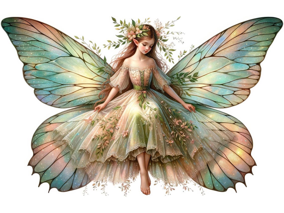 Garden Fairy C 6, Dryad Fae Faerie Pattern Keeper Compatible PDF ...