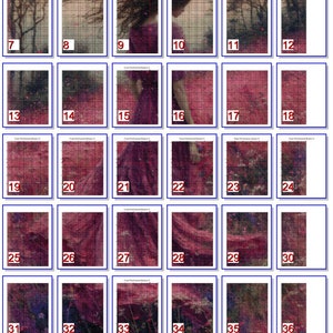 Purple Pink Enchanted Meadow 14 Pattern Keeper Compatible PDF Instant ...