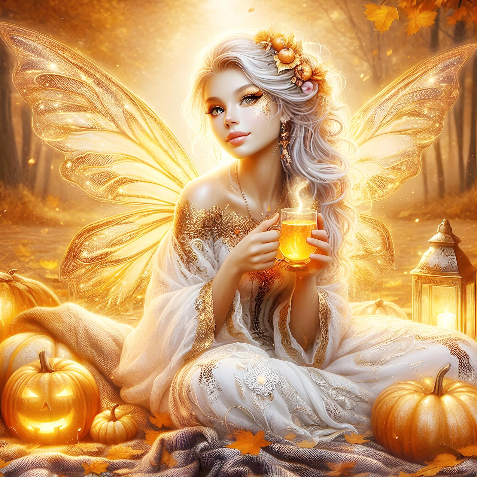 Autumn Fairy 12a, Fae Fantasy, Pattern Keeper Compatible, PDF Instant ...