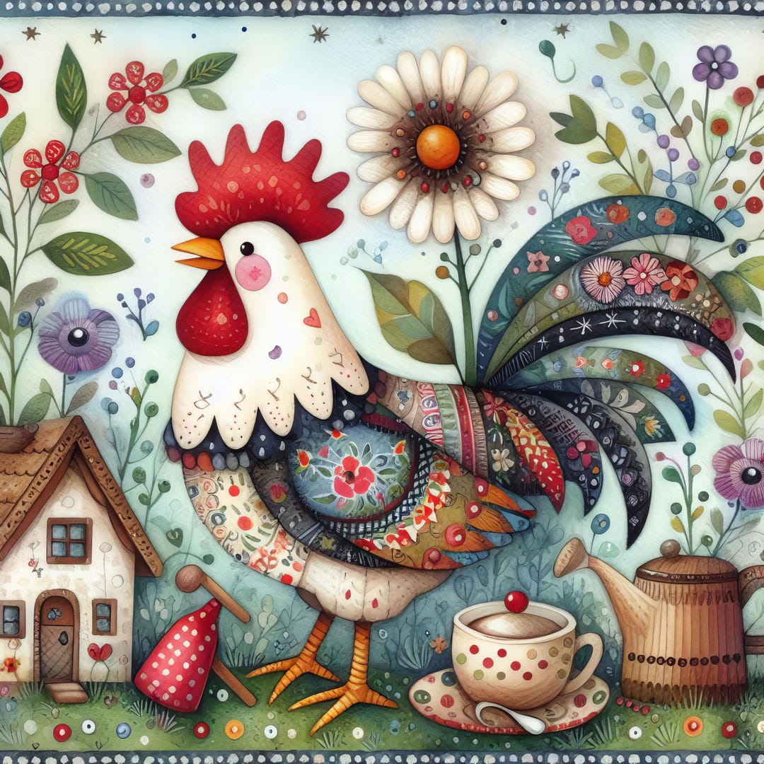 Calico Rooster 2 Pattern Keeper Compatible PDF Instant Digital Download ...