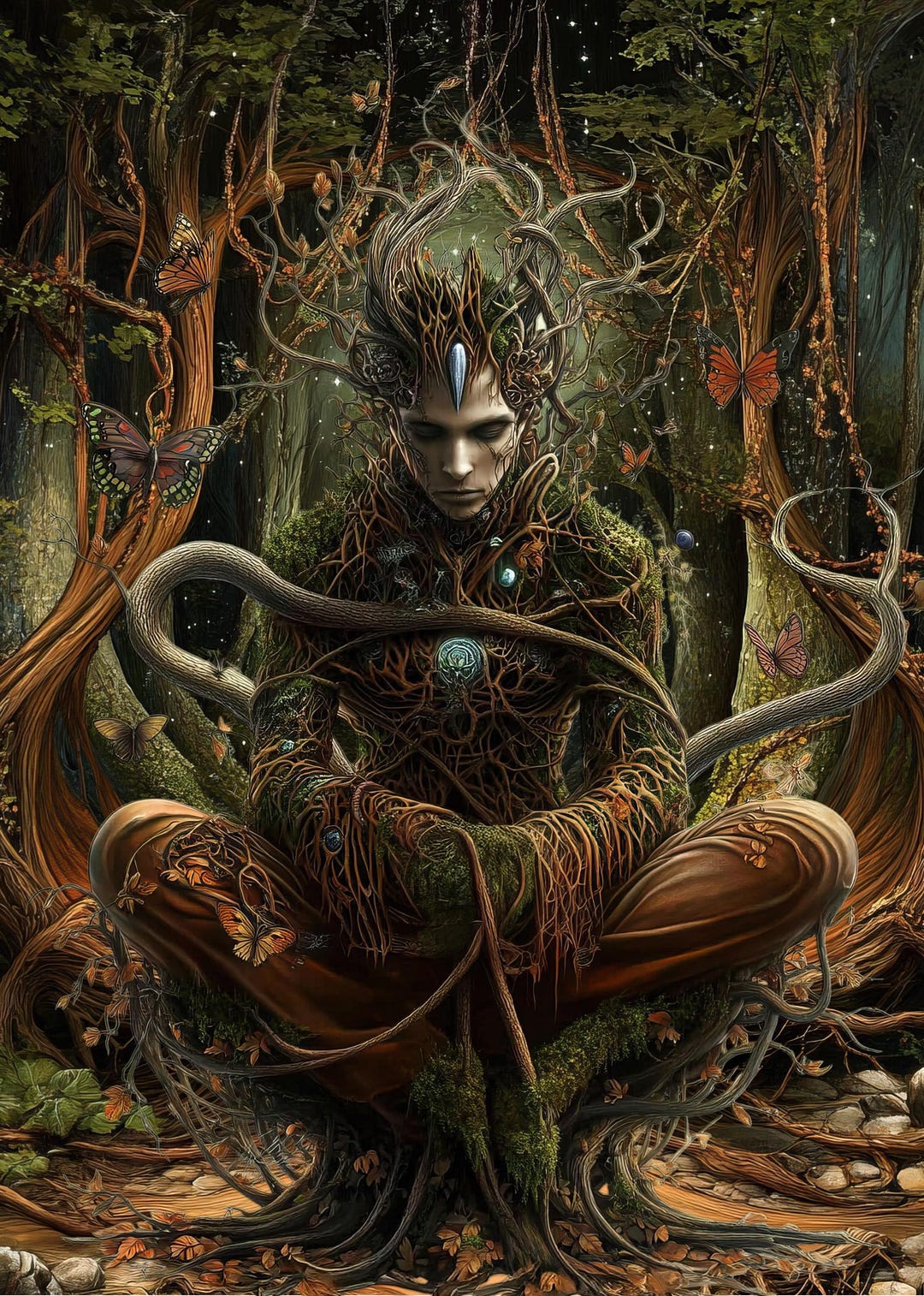 Earth Keepers 8 Dryad Fae Fairy, Large Pattern Keeper Compatible, PDF ...