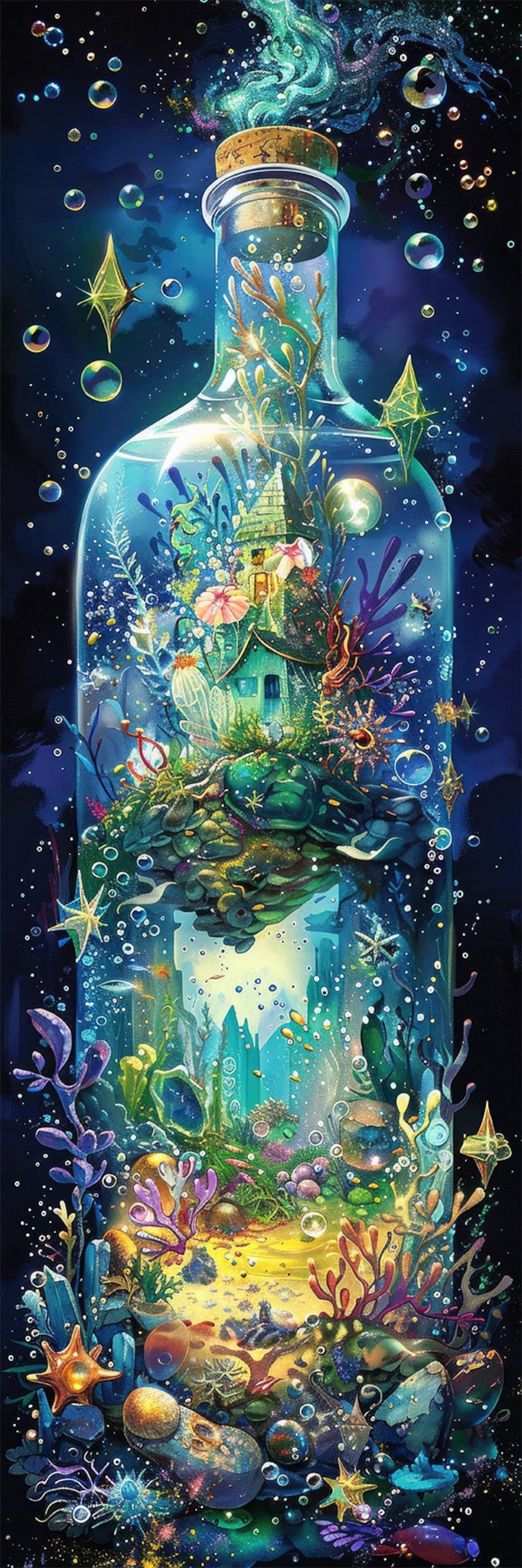 Narrow Pattern Fantasy Worlds in a Bottle 4 Pattern Keeper Compatible ...