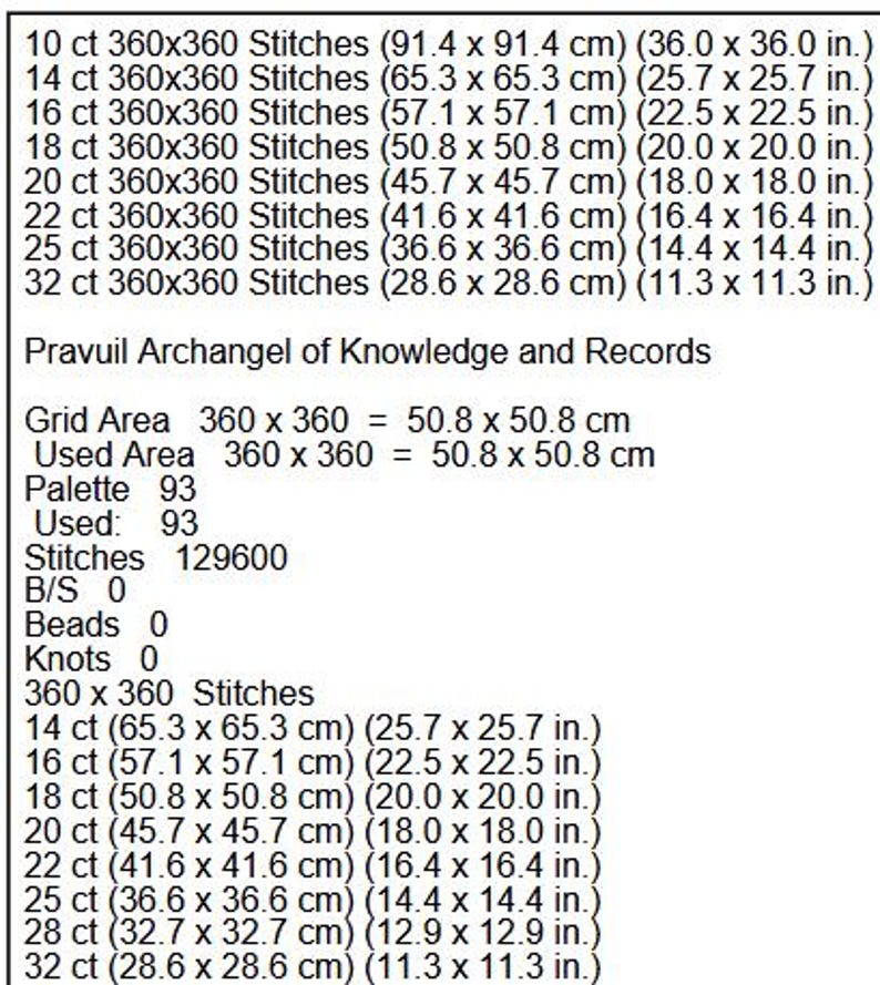 Pravuil Archangel of Knowledge Records, Pattern Keeper Compatible PDF ...