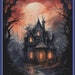 Spooky Haunted House Halloween Scene Witches Abode 7 PDF Instant ...