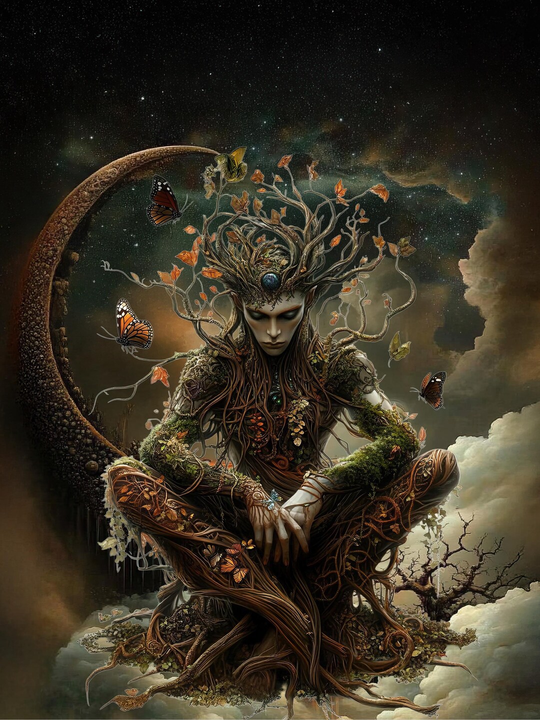 Earth Keepers 13 Dryad Fae Fairy, Large Pattern Keeper Compatible, PDF ...