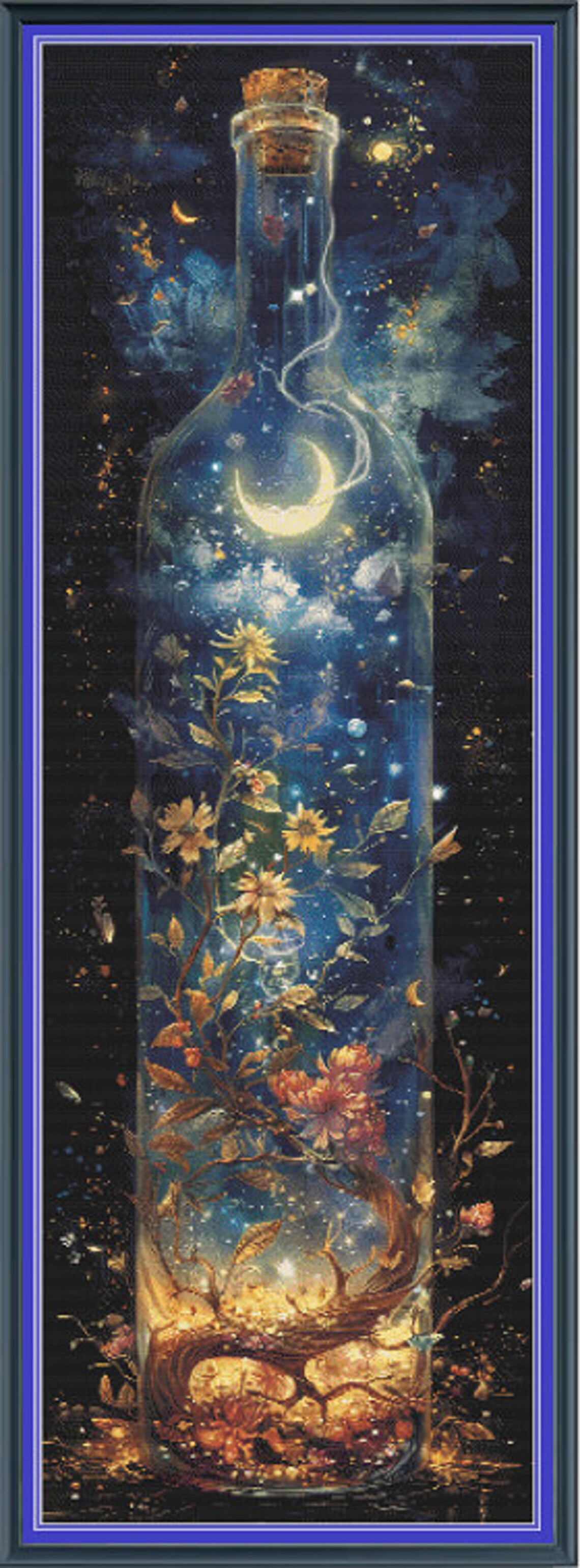 Narrow Pattern Fantasy World in a Bottle 20 Pattern Keeper Compatible ...