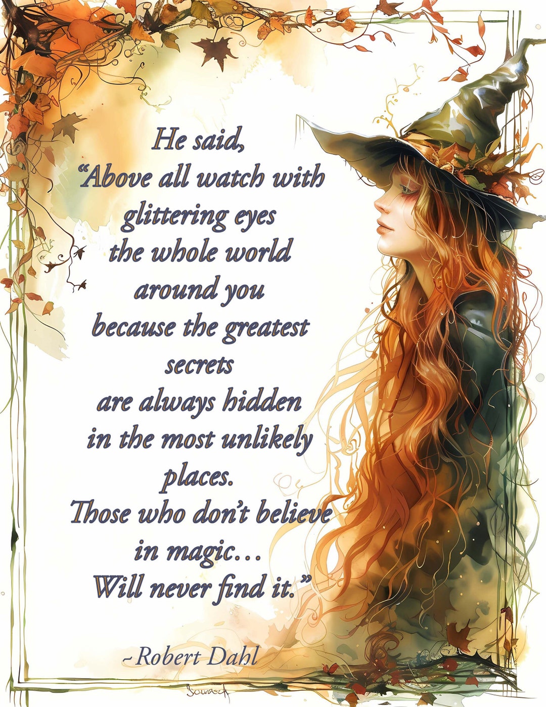 Believe in Magic Wicca Saying Pattern Keeper Compatible PDF Instant ...