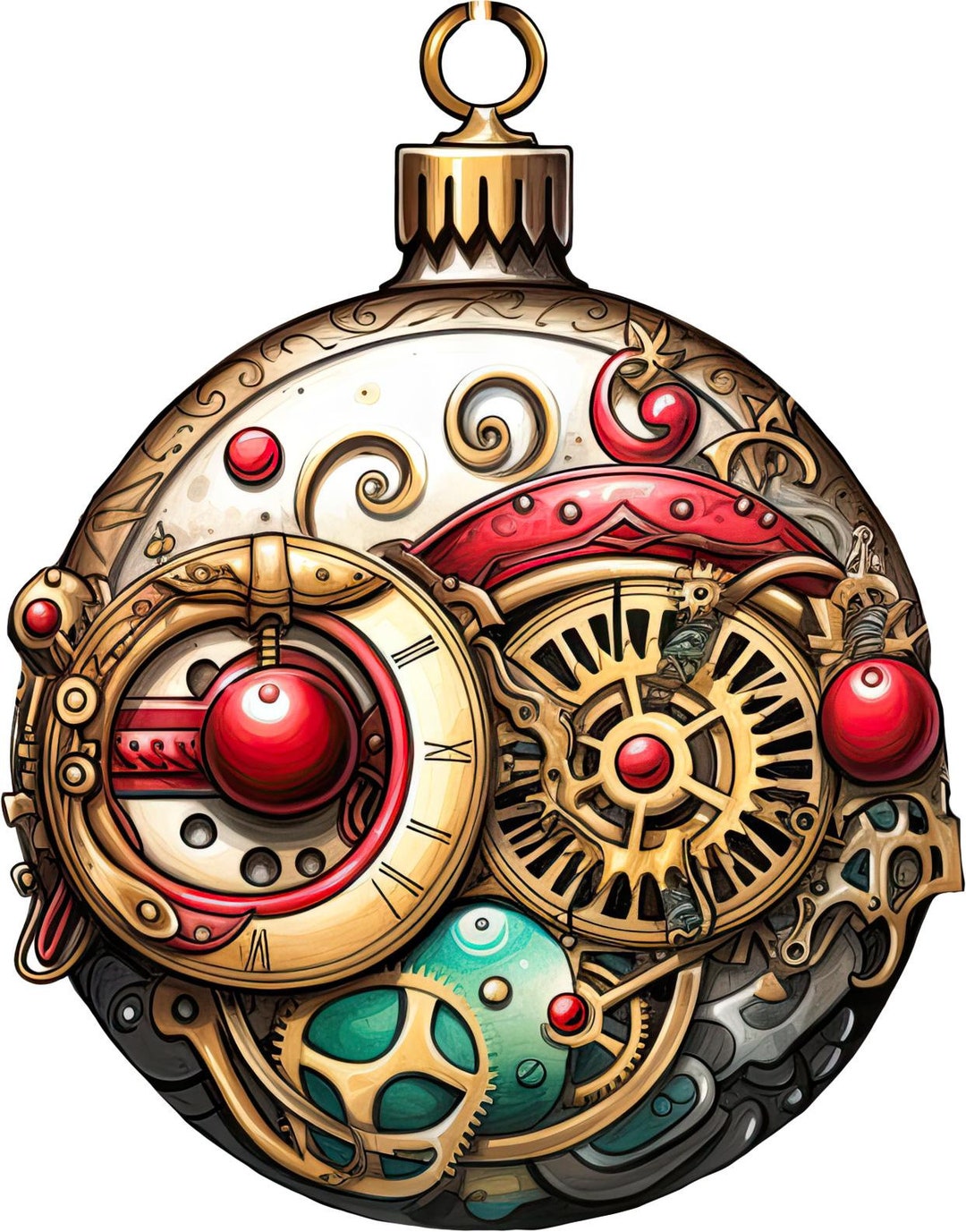 Steampunk Holiday Classic Ornament 20 Pattern Keeper Compatible PDF ...