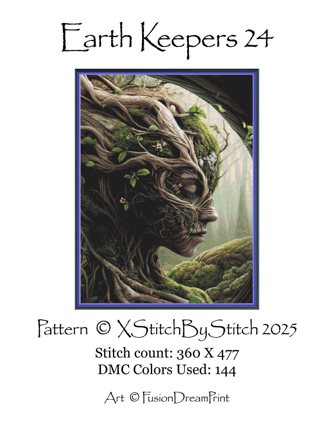 Earth Keepers 24 Dryad Fae Fairy, Large Pattern Keeper Compatible, PDF ...