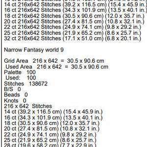 Narrow Pattern Fantasy World 9 Mushroom City Pattern Keeper Compatible ...