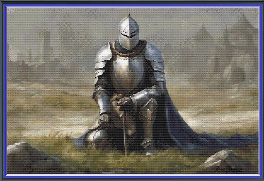 Kneeling Knight Pattern Keeper Compatible PDF Instant Digital Download ...