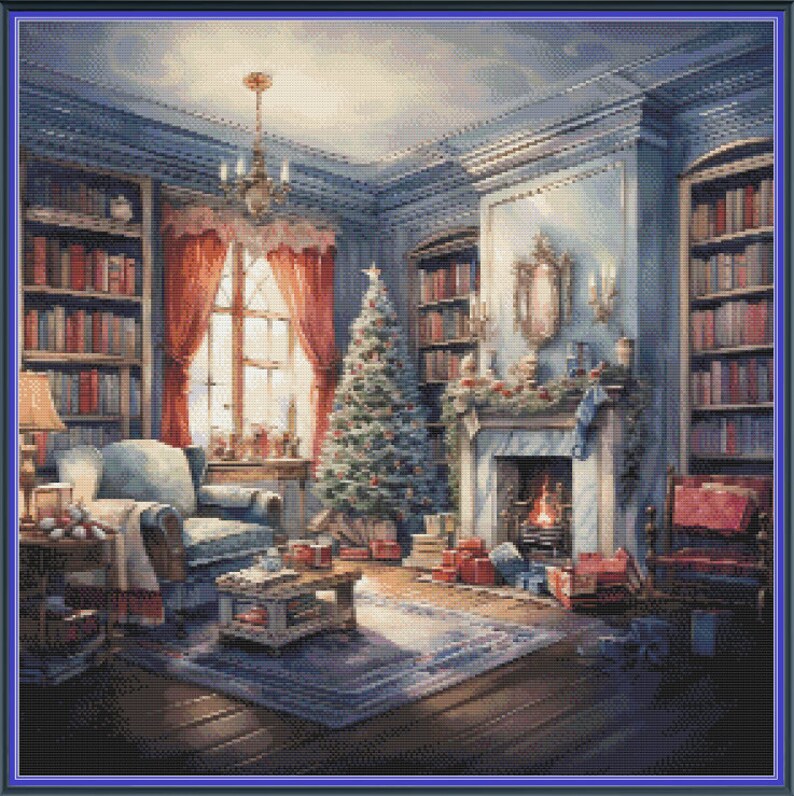 Cozy Christmas Room 8 Pattern Keeper Compatible PDF Instant Digital ...