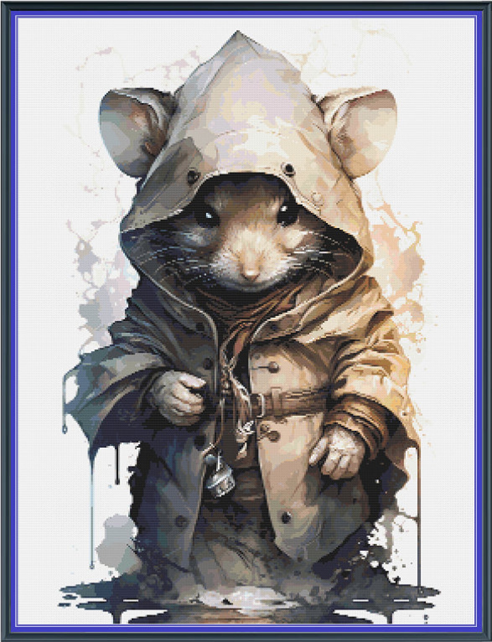 Magical Folk Mouse Wizard PDF Instant Digital Download Counted Cross ...