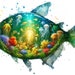 Ocean Spirit 2 Rainbow Fish Dream of the Sea, Pattern Keeper Compatible ...