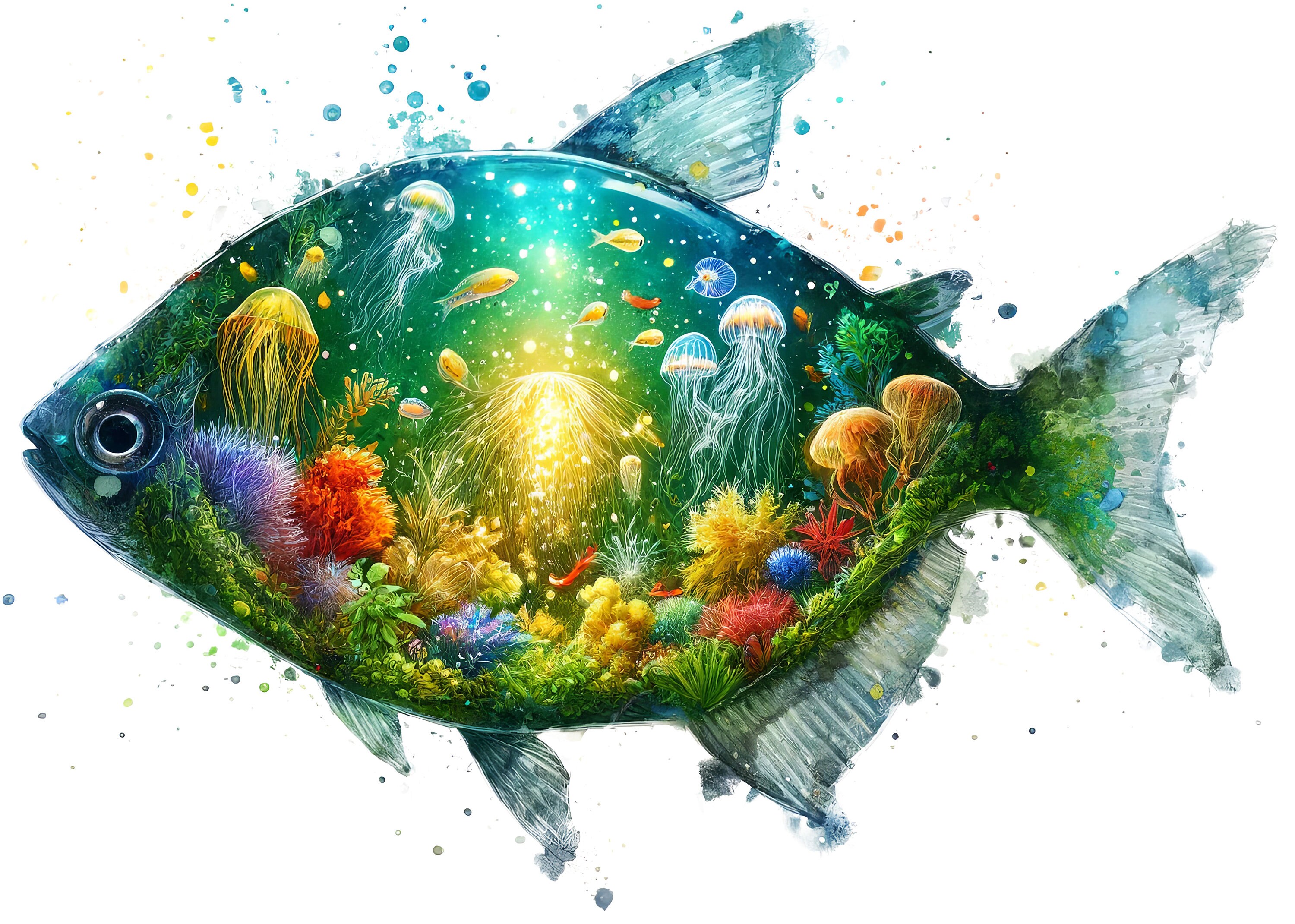 Ocean Spirit 2 Rainbow Fish Dream of the Sea, Pattern Keeper Compatible ...