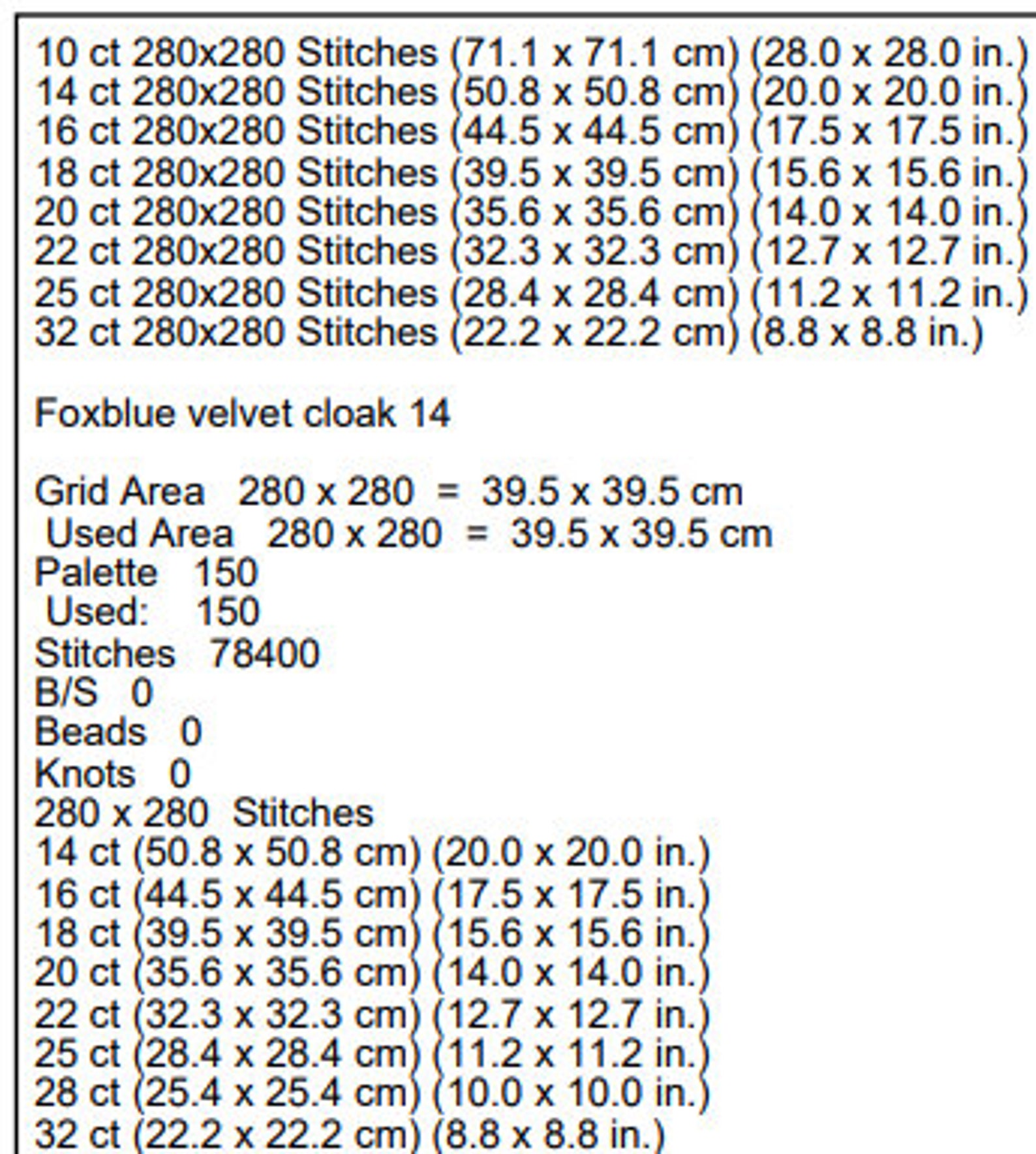 Blue Velvet Cloaked Fox 14 Pattern Keeper Compatible PDF Instant ...