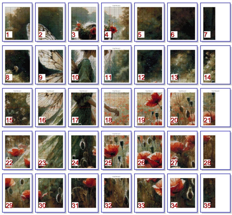 Forest Fairy Watercolor Art 3, Dryad Fae Faerie Pattern Keeper ...