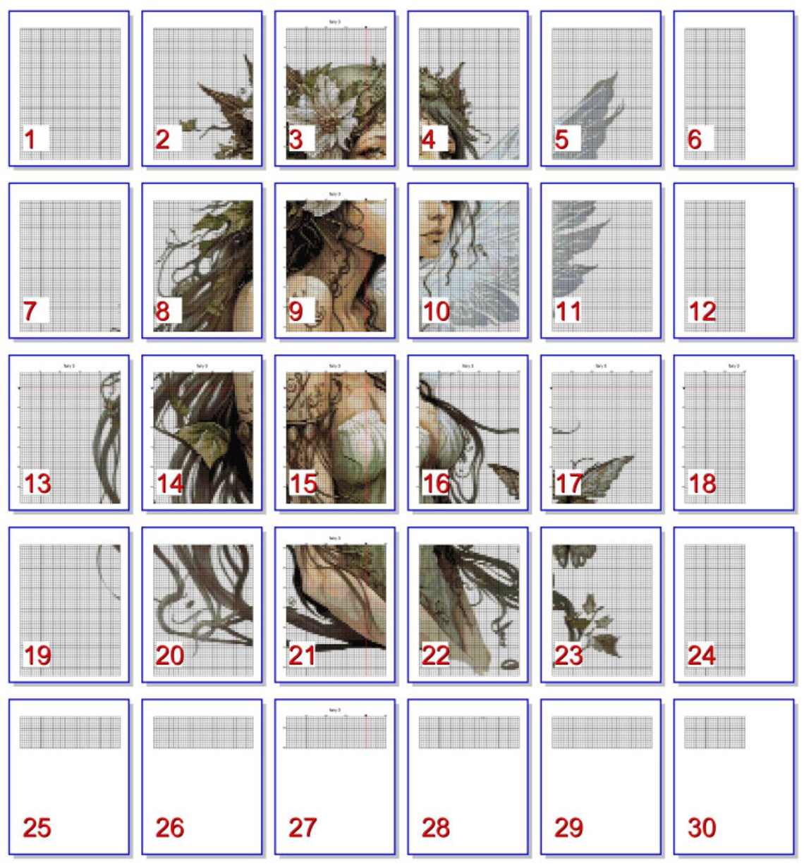 Fairy Magic, Dryad Fae Faerie Pattern Keeper Compatible PDF Instant ...