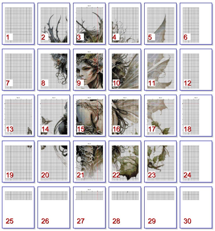 Fairy Magic, Dryad Fae Faerie Pattern Keeper Compatible PDF Instant ...