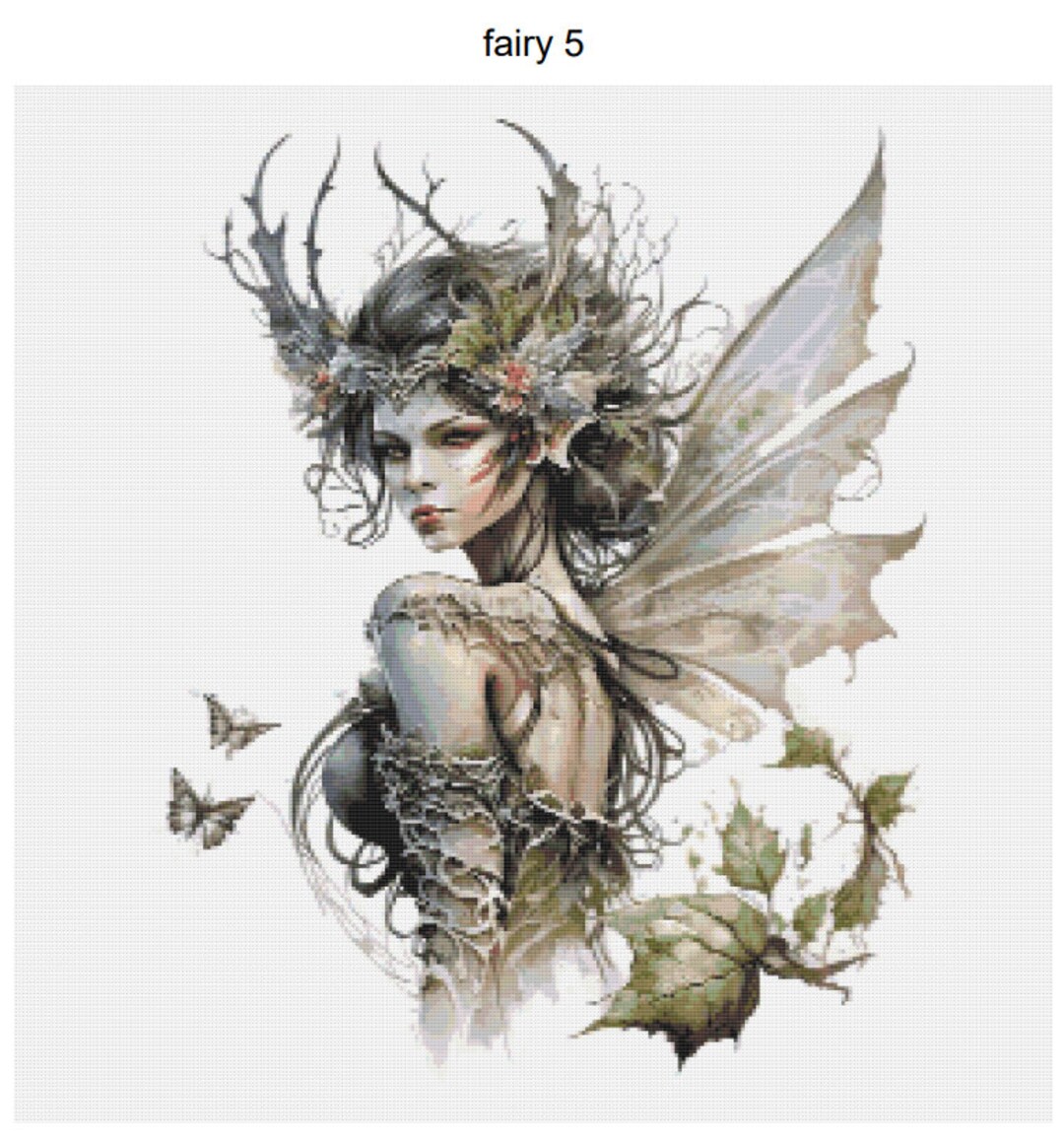 Fairy Magic, Dryad Fae Faerie Pattern Keeper Compatible PDF Instant ...