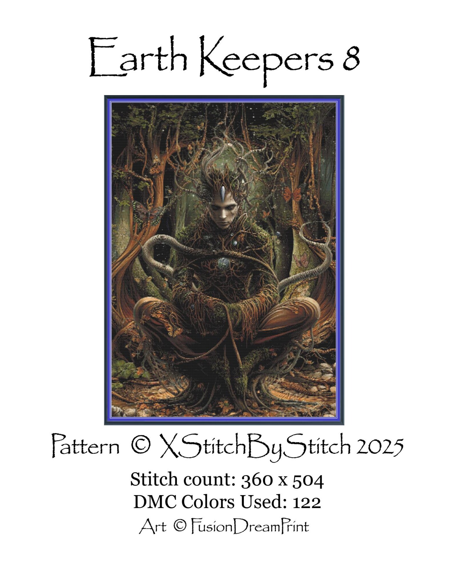 Earth Keepers 8 Dryad Fae Fairy, Large Pattern Keeper Compatible, PDF ...