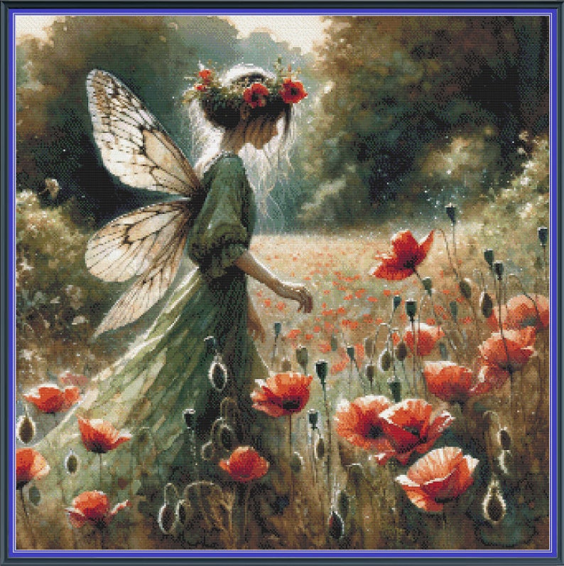 Forest Fairy Watercolor Art 3, Dryad Fae Faerie Pattern Keeper ...