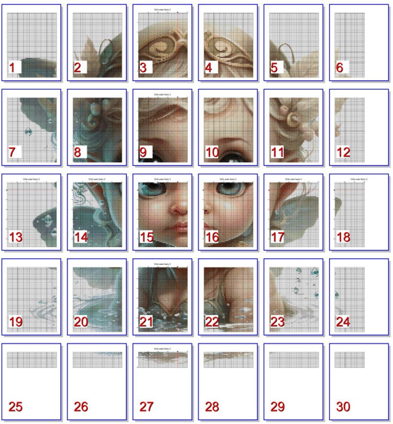 Chibi Water Fairy 3 Magic, Fae Faerie Pattern Keeper Compatible PDF ...