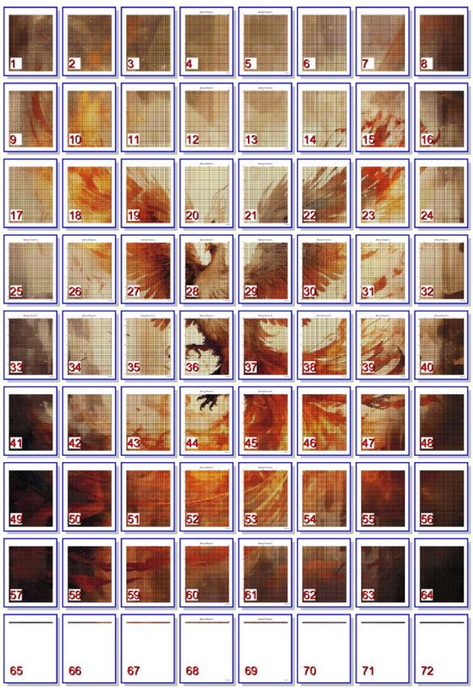 Blazing Phoenix 8, Pattern Keeper Compatible, PDF Instant Digital ...